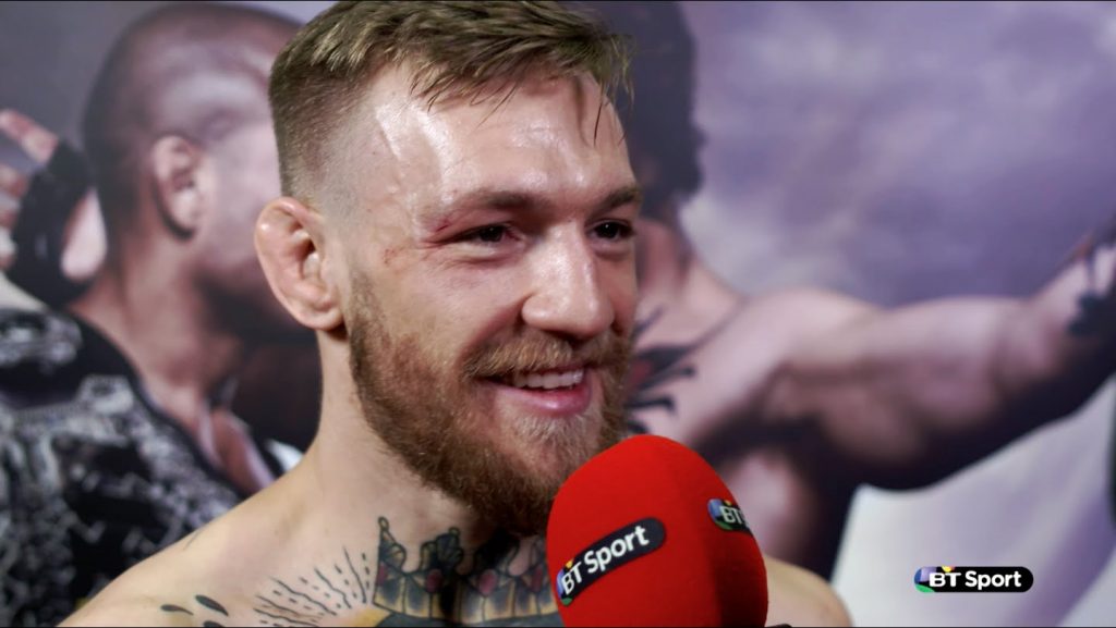 Conor McGregor Full Backstage Interview After UFC 194