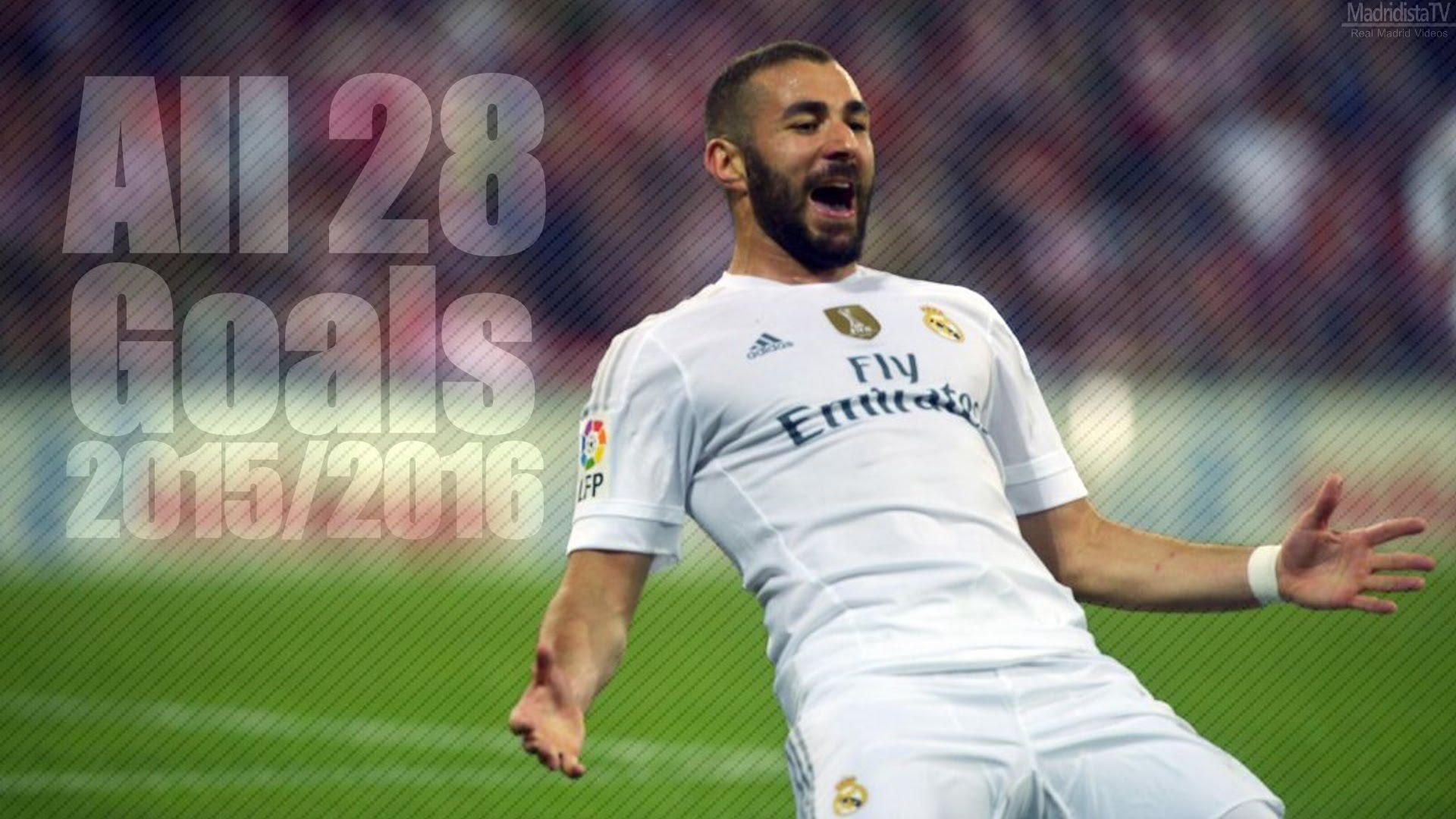 WATCH: All 28 Of Karim Benzema's Goals Of 2015/2016 Season