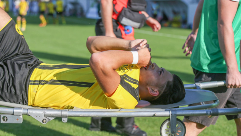 OUCH: Borussia Dortmund Player Suffers Horror Leg Break In UEFA Youth ...