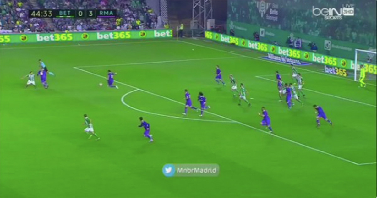 WATCH: Real Madrid turn defence into attack in only 14 seconds.