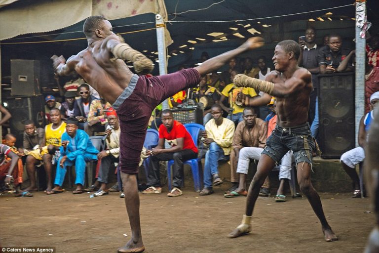 The African Boxing Sport Where Fighters Use Glass Covered Gloves