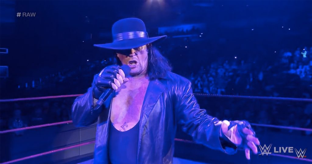 WATCH: The Undertaker announces his return for the Royal Rumble 2017 on ...