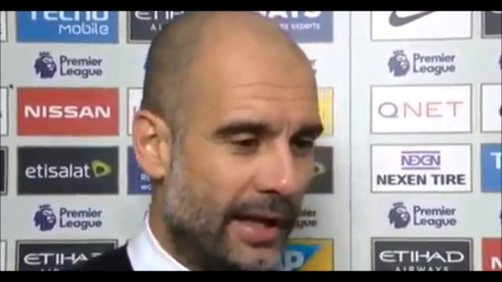 WATCH: Pep Guardiola's post match interview after thrilling 1-1 draw ...