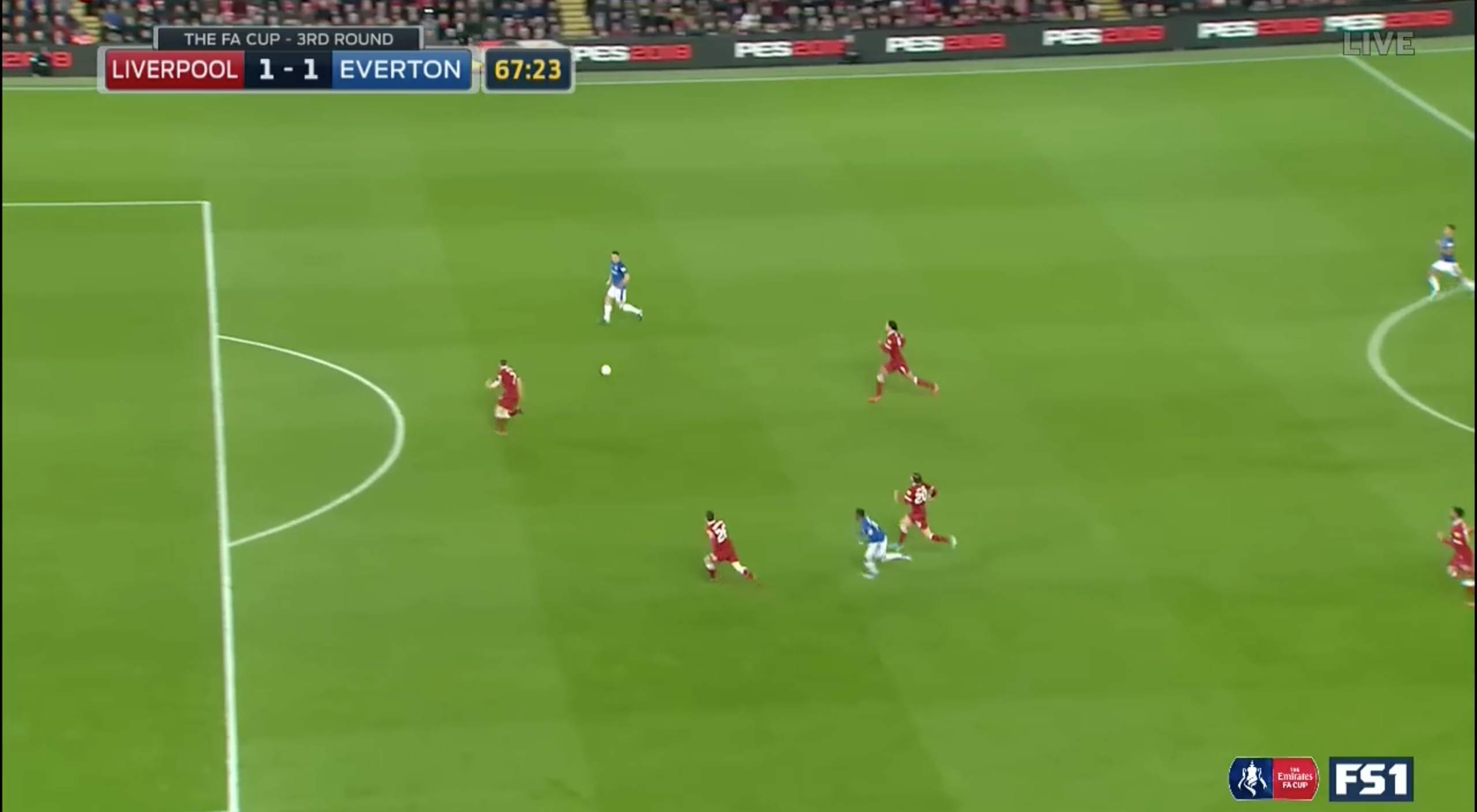 WATCH: Everton Score Brilliant Counterattack To Make It 1-1