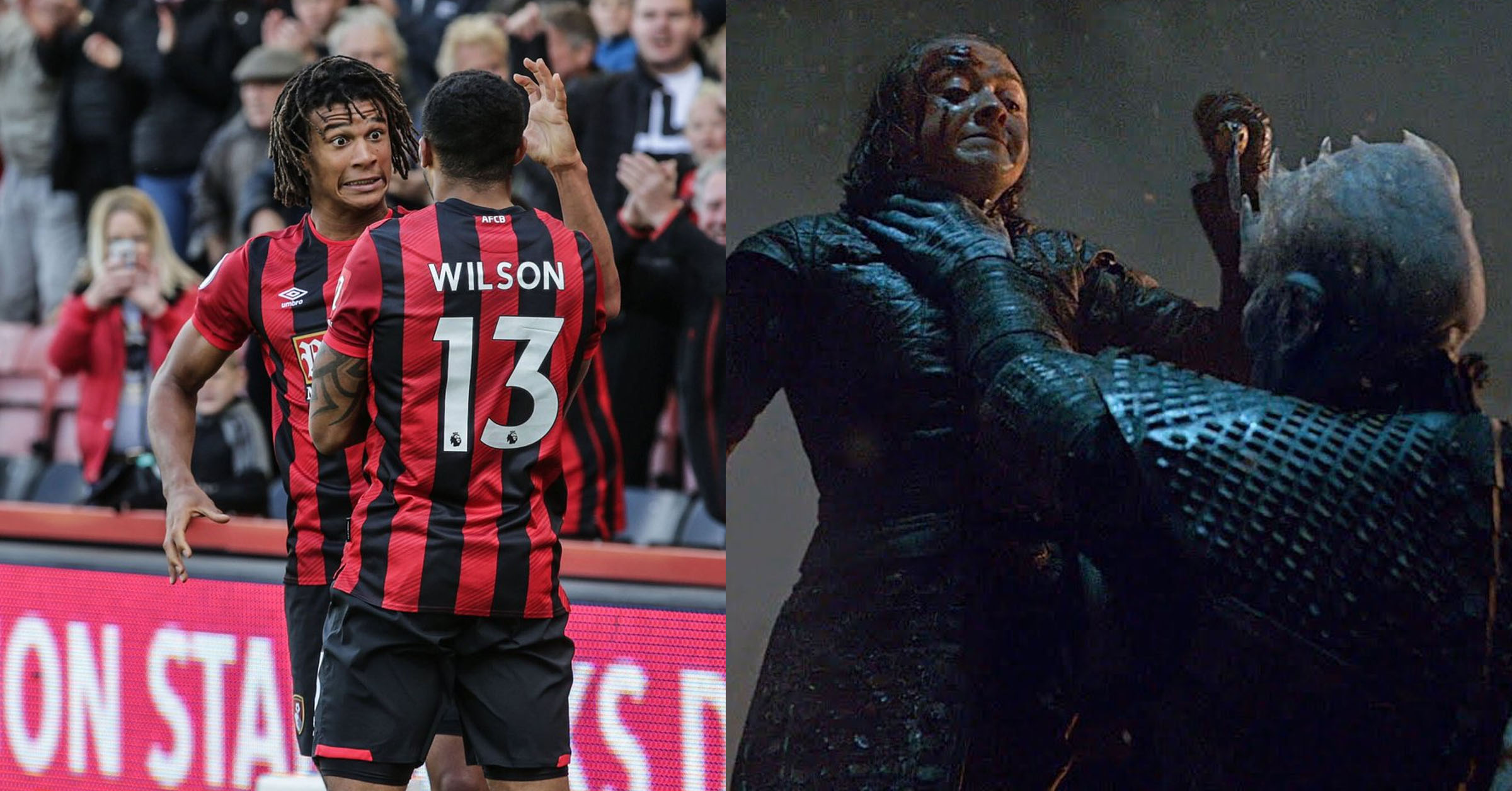 WATCH: Ake Celebrates Scoring Winner By Doing An Arya Stark Night King ...