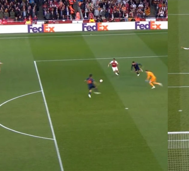 WATCH: Lacazette Scores One Of The Sweatiest Goals You'll Ever See
