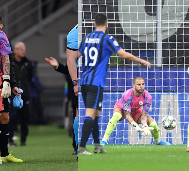WATCH: Kyle Walker Goes In Goal For Man City After Bravo Gets Straight ...