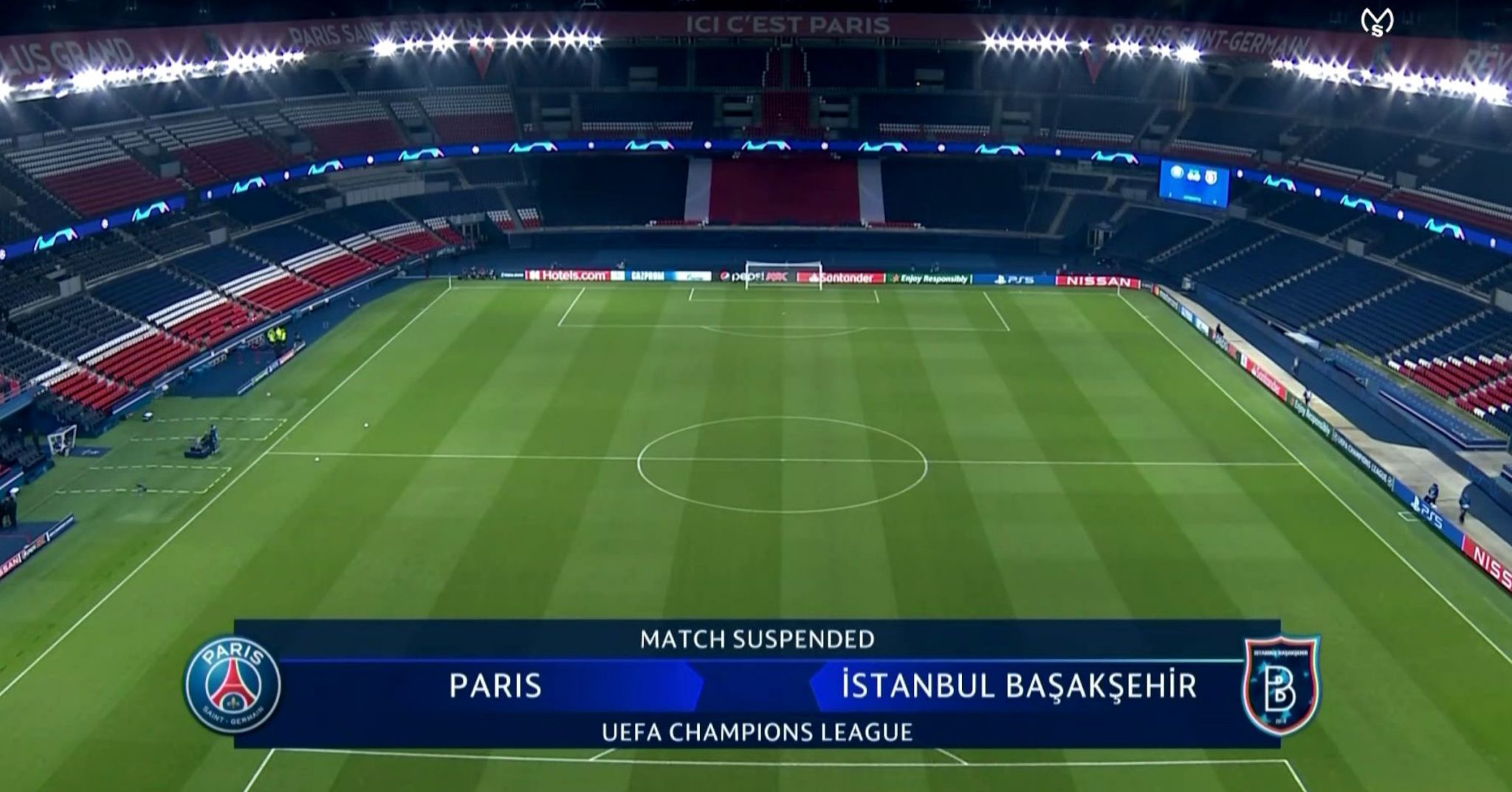 VIDEO: PSG And Istanbul Walk Off Of The Pitch After Racist Remark From ...