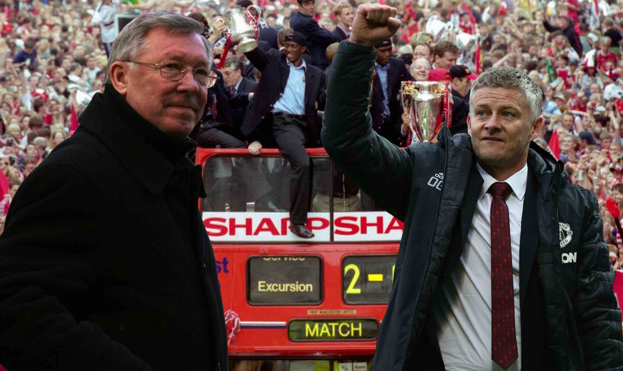 Manchester United match record set by Sir.Alex Ferguson's 1999 treble ...