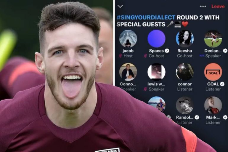 Listen to Declan Rice singing "Rice Rice Baby" on #SINGYOURDIALECT