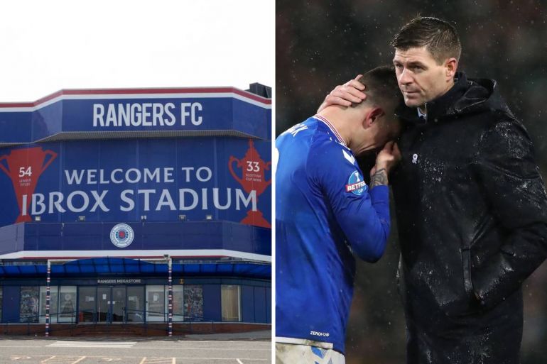 Rangers fans CRYING outside Ibrox after Steven Gerrard jumps ship