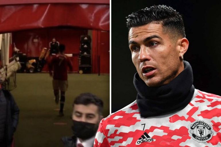 Did Cristiano Ronaldo go for a poo during Man United vs Arsenal