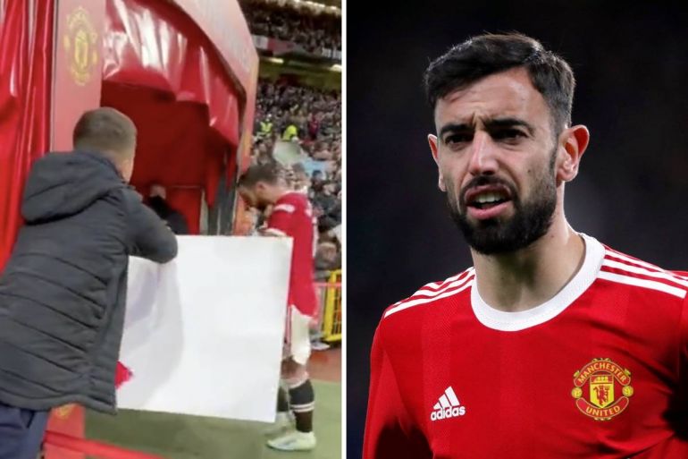 (Video) Cold Bruno Fernandes IGNORES young supporter at Old Trafford