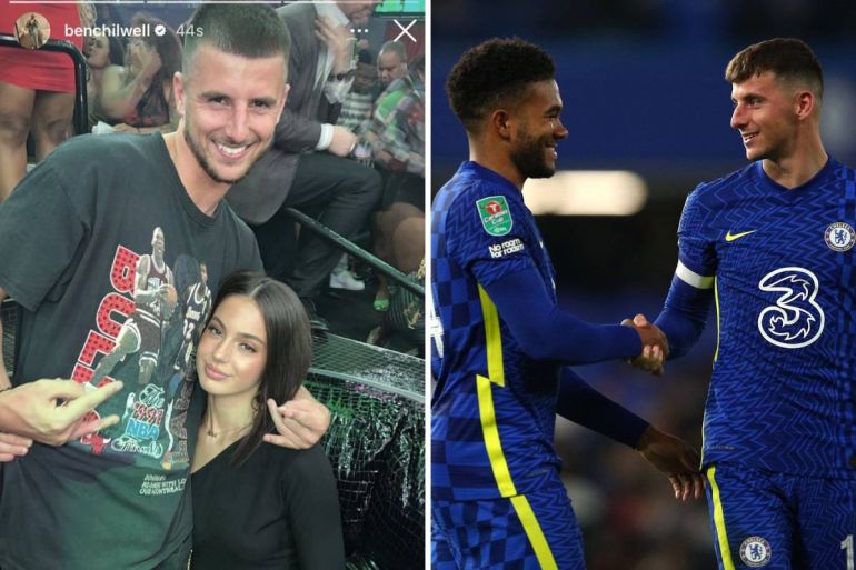 Reece James and Mason Mount enjoy boozy Las Vegas night out