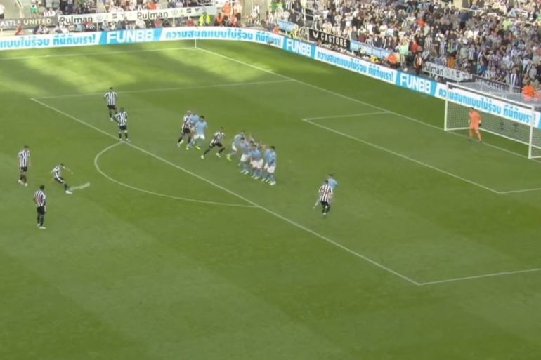 (Video) Kieran Trippier bags STUNNING free-kick against Man City