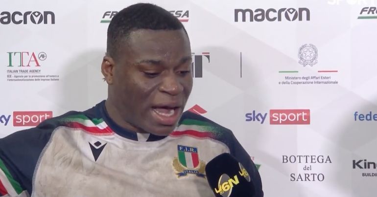 🚨Italian captain David Odiase gave one hell of a post match interview ...