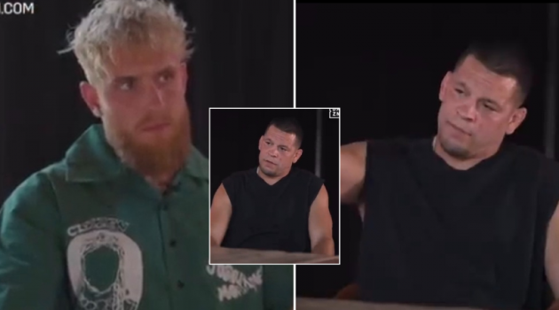 😨 Fans think Jake Paul was shook by chilling warning by Nate Diaz