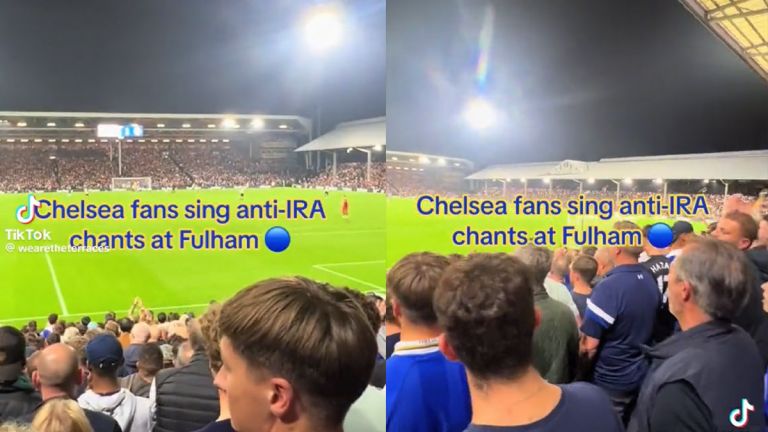 🚨Irish fans aren't happy as a video goes viral of Chelsea fans and one ...