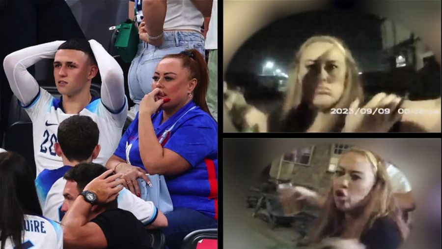 🚨Footage released of Phil Foden's mom getting into a fight & put into ...