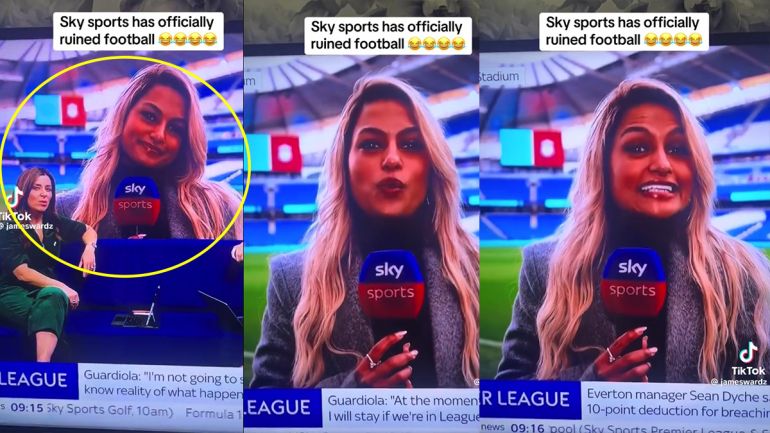 🚨Melissa Reddy has a nightmare live on Sky Sports with everyone saying ...