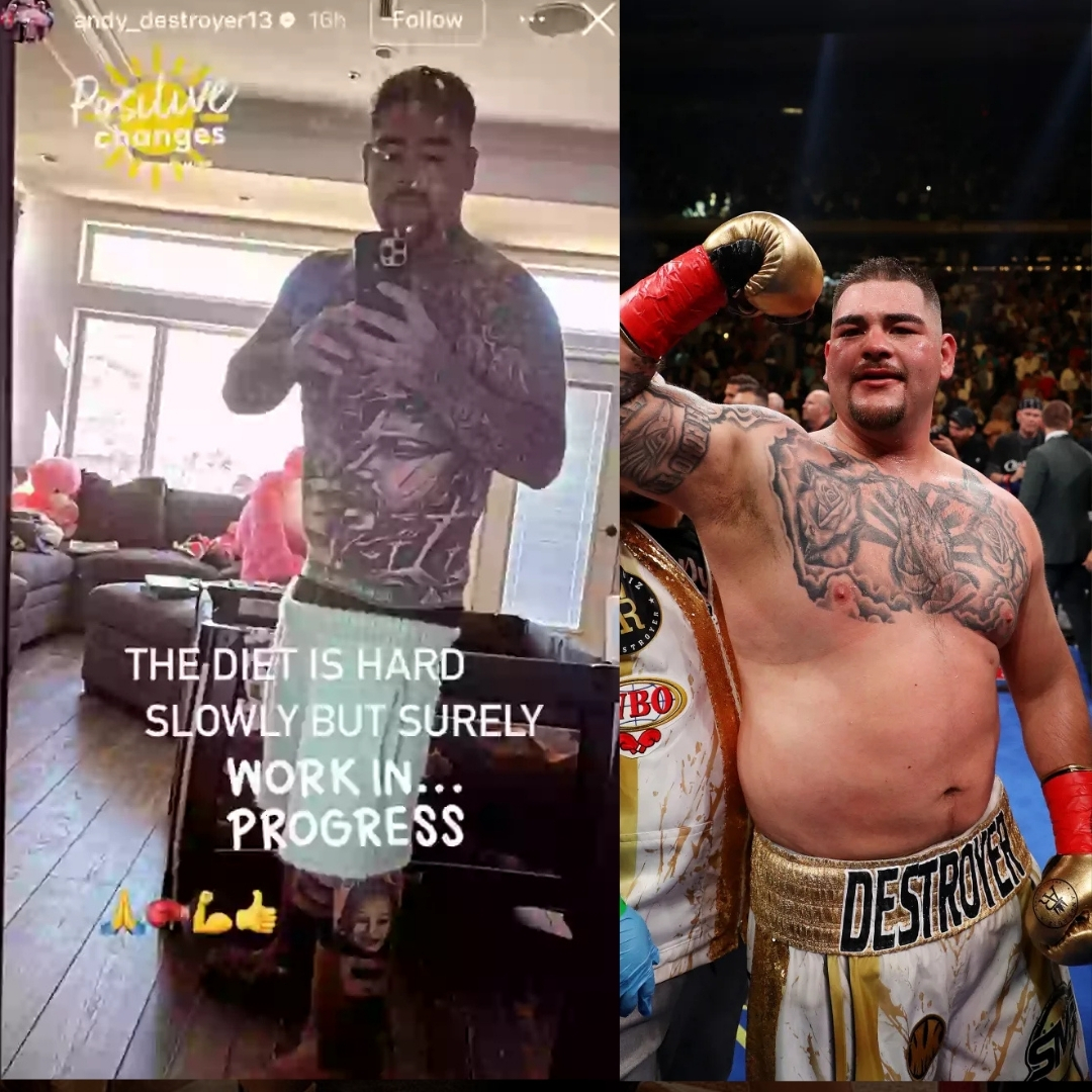 Andy Ruiz Jr shows off remarkable body transformation