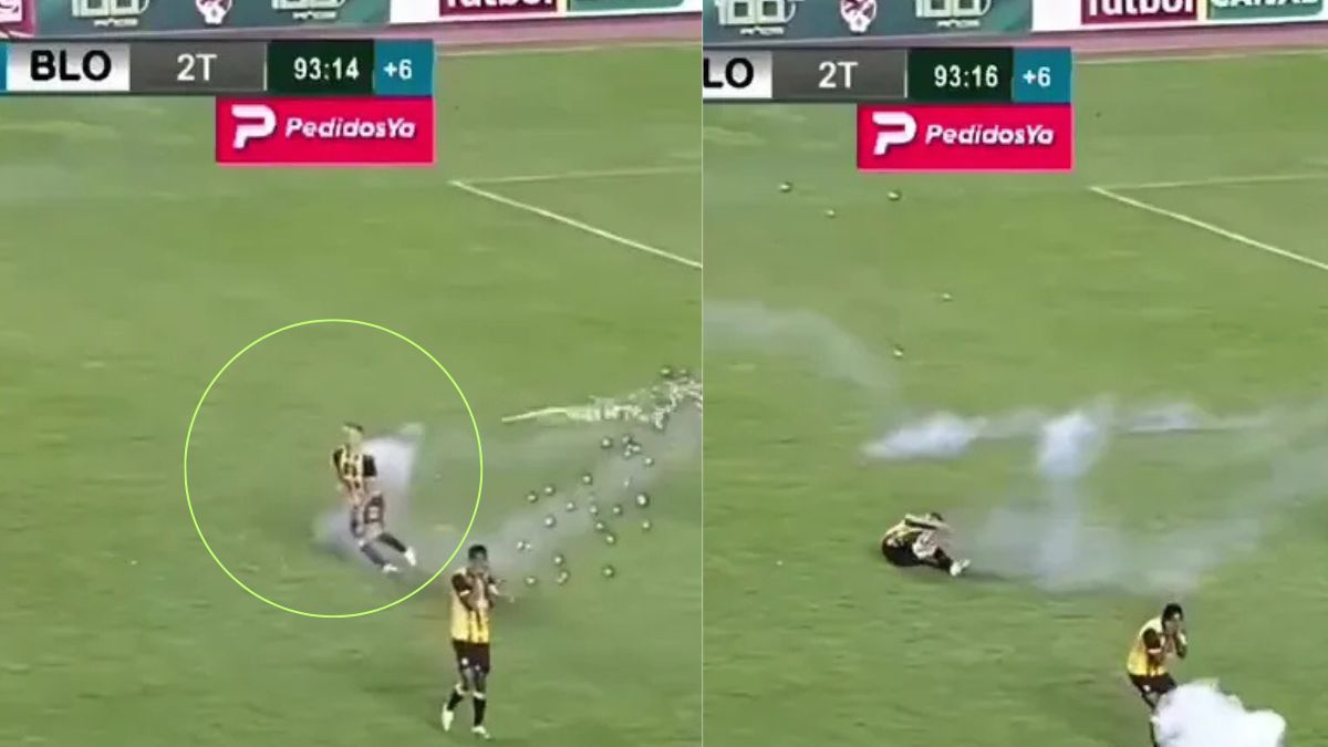 Shocking! Footballer suffered testicular injury after being struck by a ...