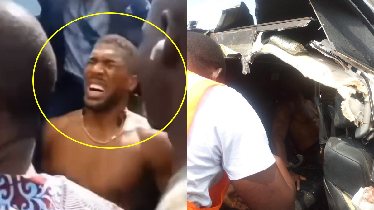 🚨Anthony Joshua involved in a serious car crash in Nigeria